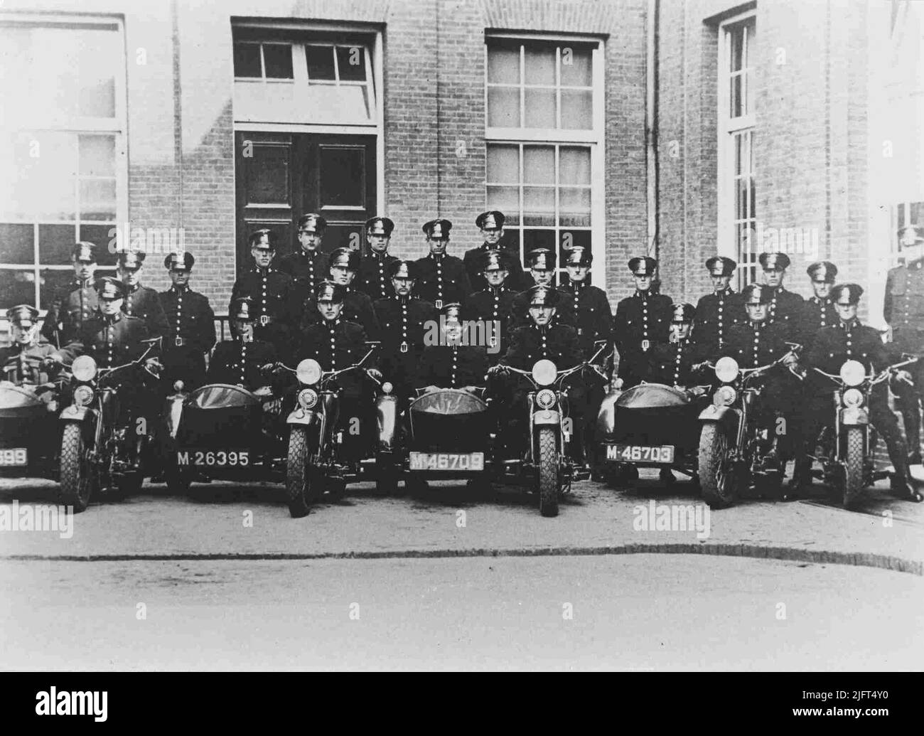 Traffic group of the Nijmegen police force, right (standing) Chef ...