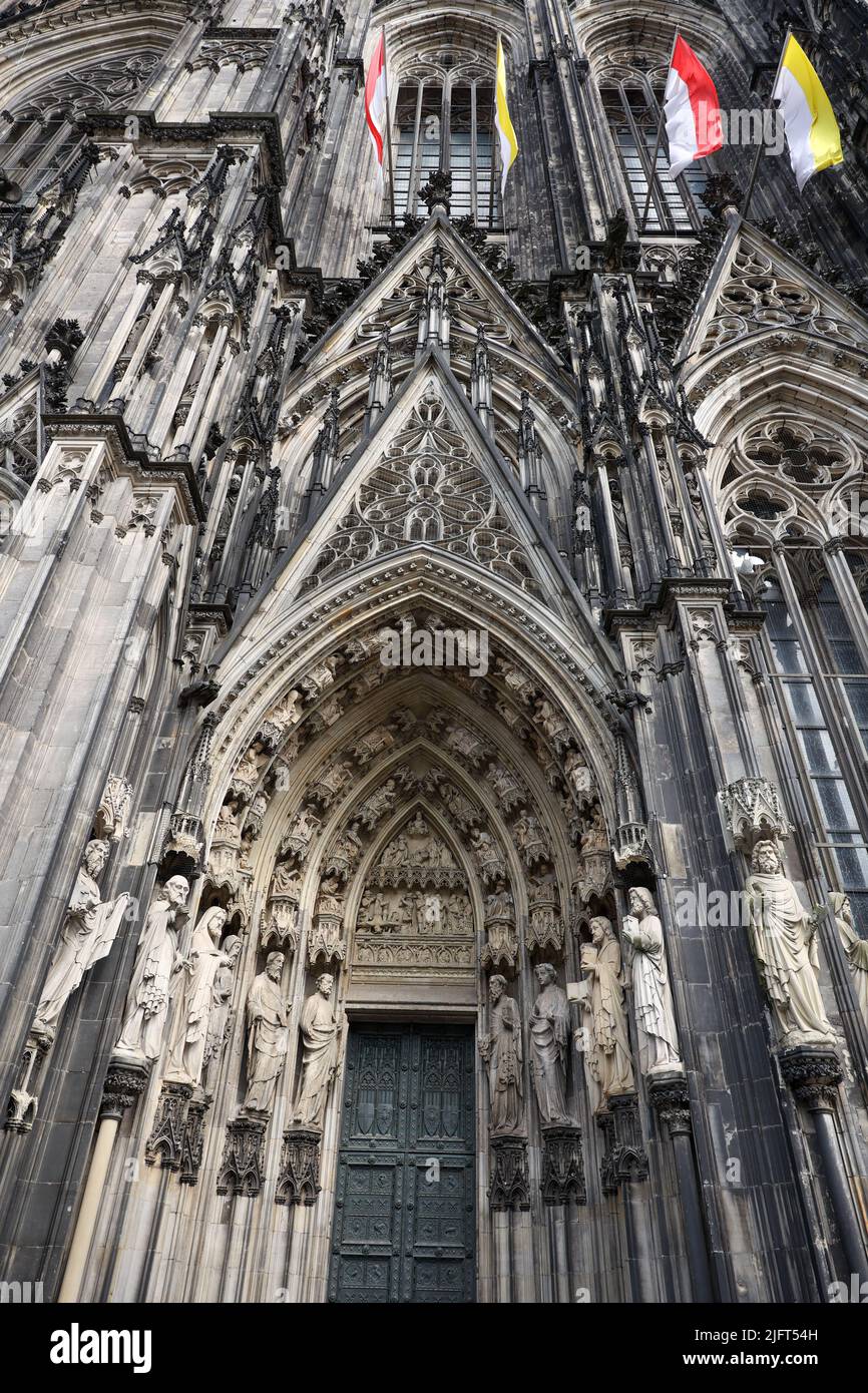 Cologne Cathedral is a Catholic cathedral in Cologne, North Rhine ...