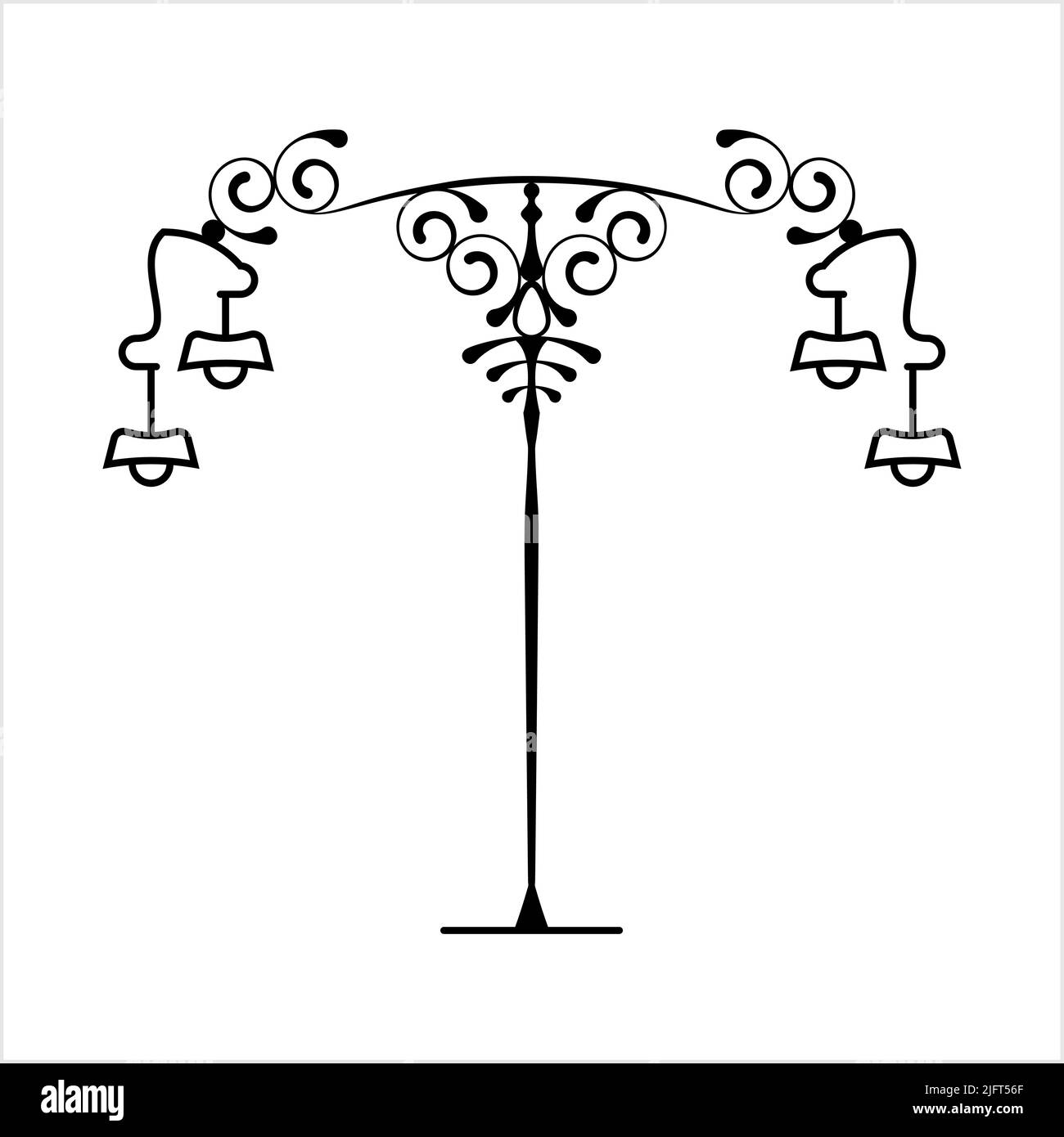 Street Light Icon Vector Art Illustration Stock Vector Image & Art - Alamy
