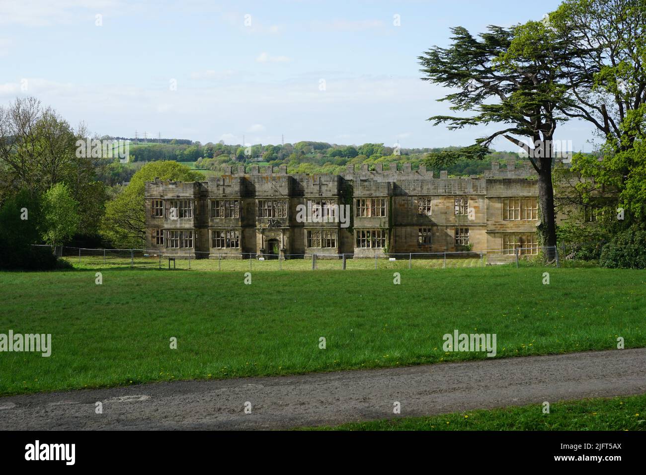 The old house at Gibside, County Durham, a National Trust property ...