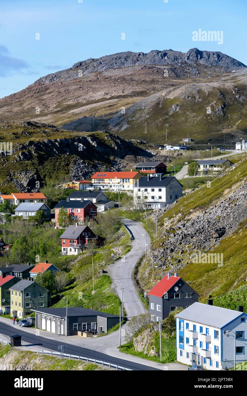 Honningsvag Port and Habour North Cape, Norway Stock Photo - Alamy