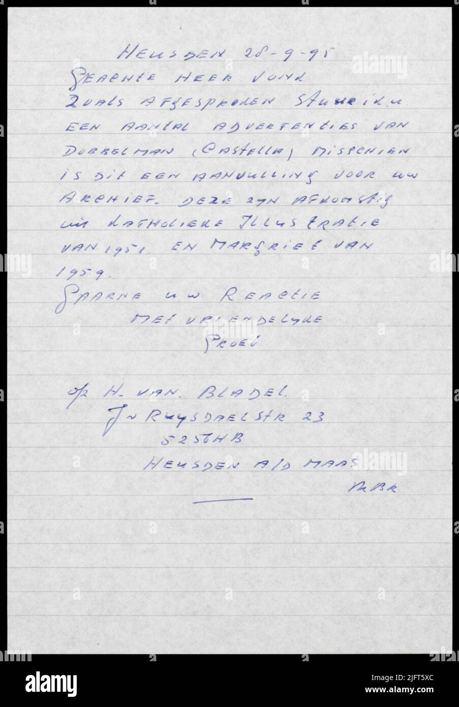 Van bladel hi-res stock photography and images - Alamy