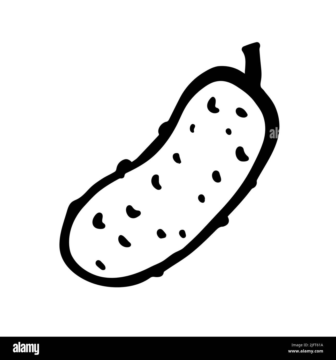Pickle Slice Clip Art Black And White