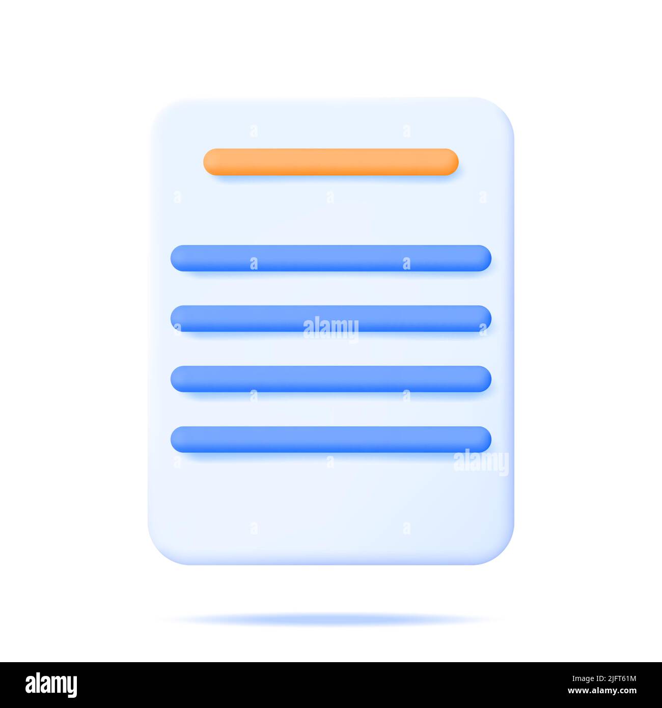 White realistic paper check Cut Out Stock Images & Pictures - Alamy