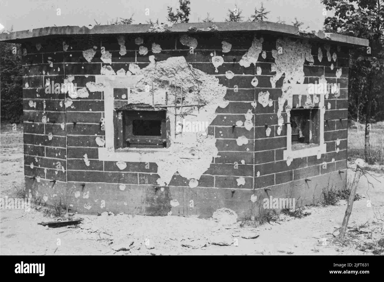 Kazemat 11 along Maas-Waalkanaal on the Sluisterrein near Heumen ...