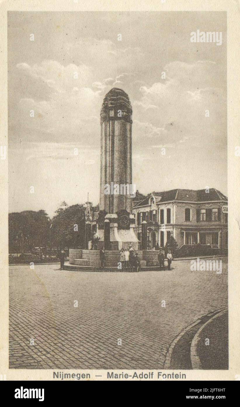 The Marie-Adolffontein (popularly known as the Quack Monument) made in ...