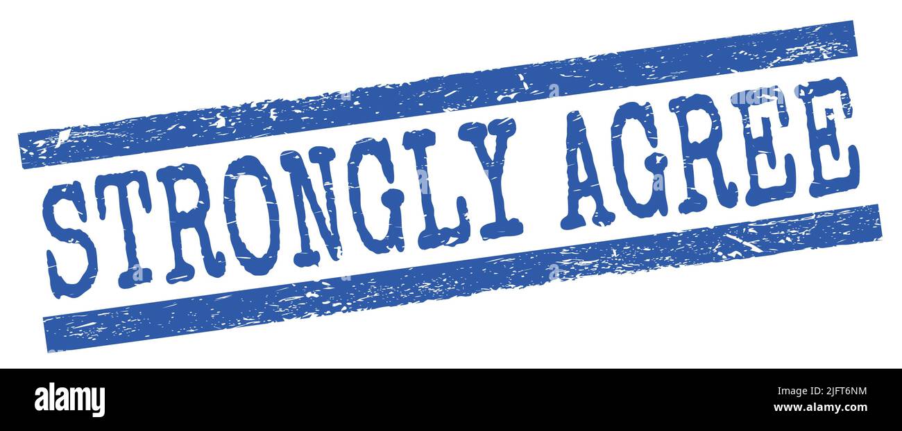 Strongly agree stamp hi-res stock photography and images - Alamy