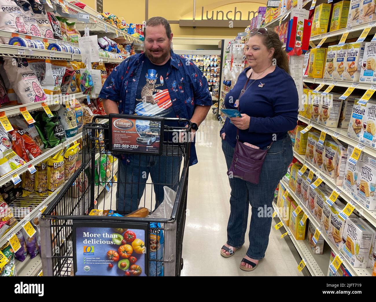 July 4, 2022, Montecito, California, U.S: Man in Shirt with Cat in ...