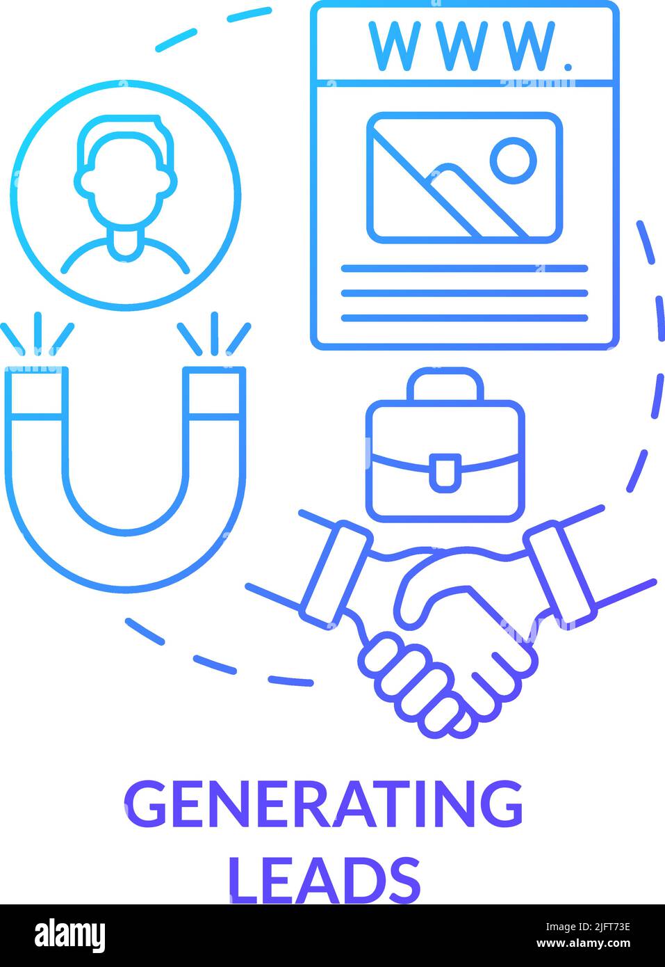 Generating content Stock Vector Images - Alamy