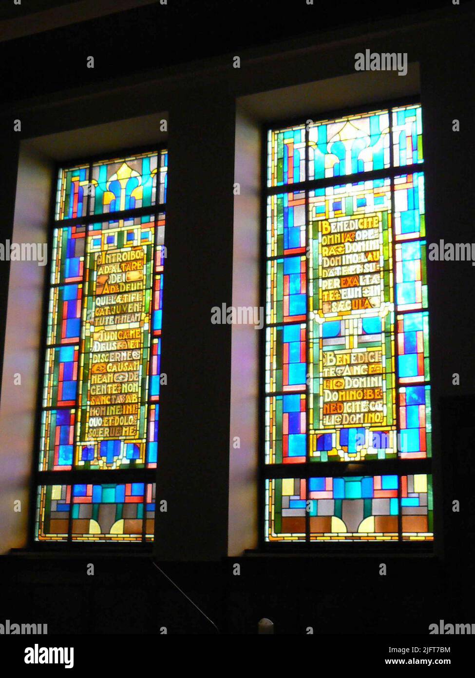 Monastery Nursing and Nursing home Berchmanianum, chapel window made by ...
