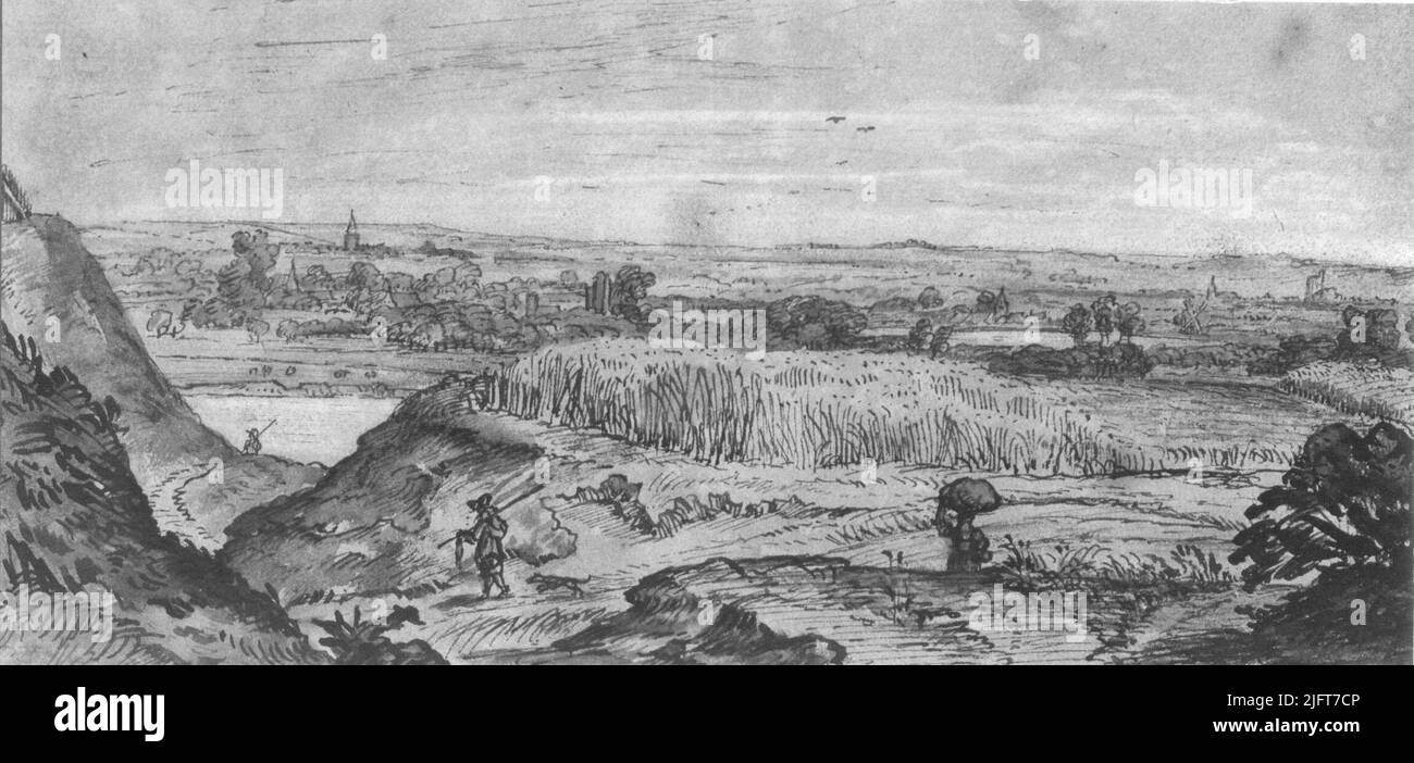 A drawing by J. Honig; the Eastern of the Hoenderpoort (Hunnerpoort ...