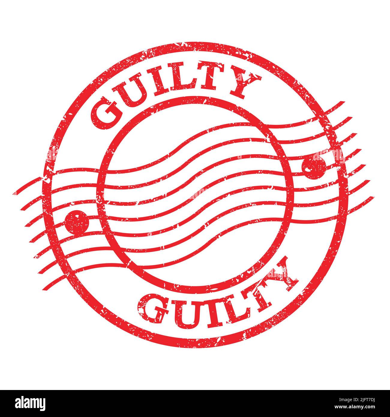 Guilty stamp sign seal hi-res stock photography and images - Alamy