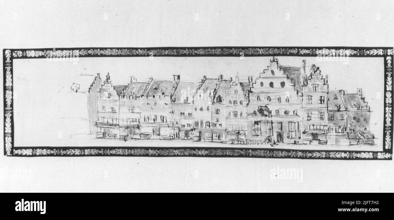 A drawing by Hendrik Feltman, a preliminary study; The original in the ...