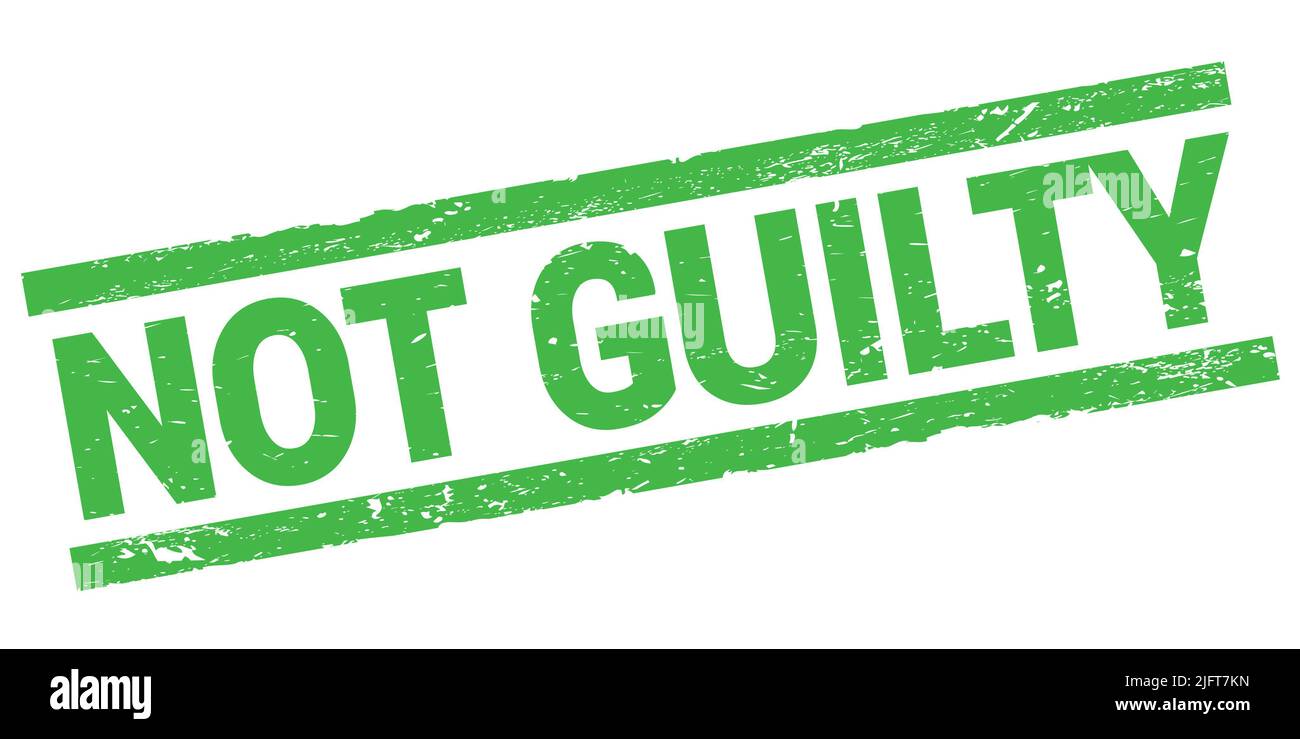 Not guilty stamp hi-res stock photography and images - Alamy