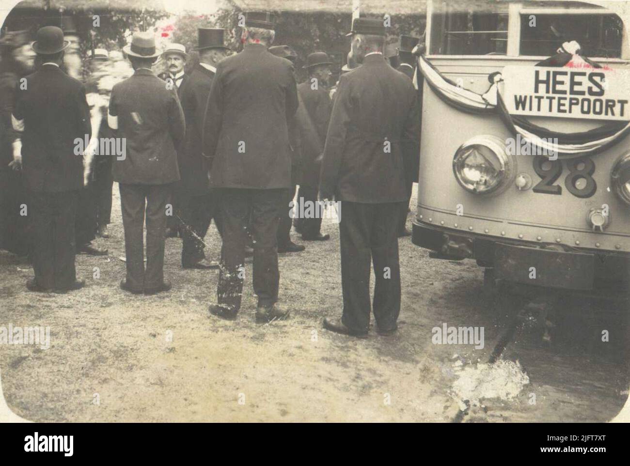 The opening of the electric tram connection (tram line 3 to Hees Witte ...