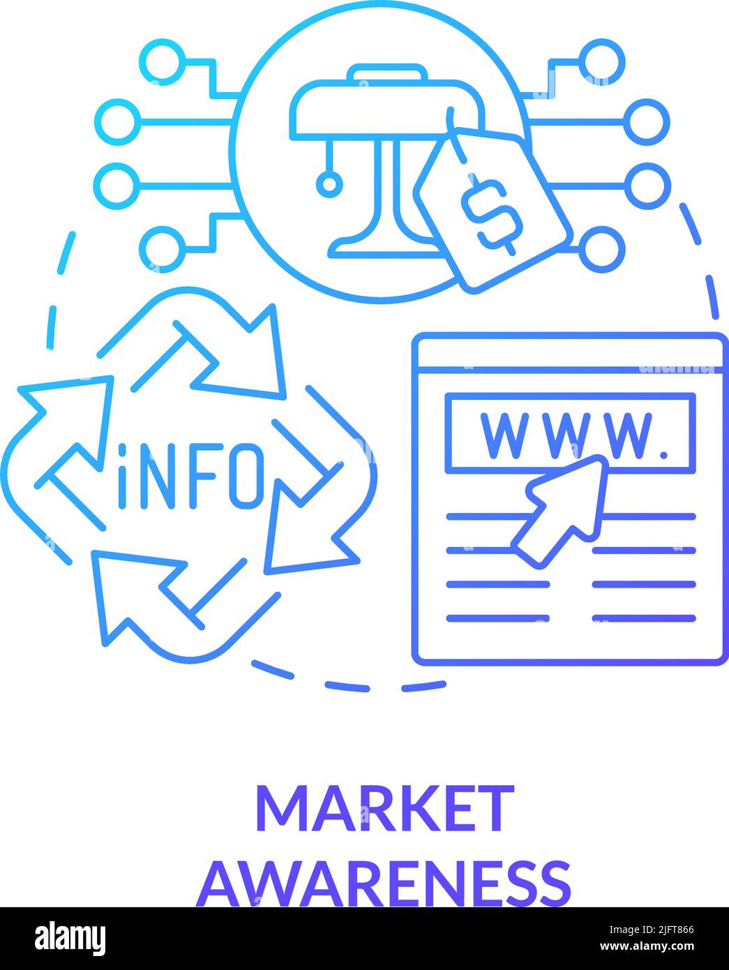 Market awareness Stock Vector Images - Alamy