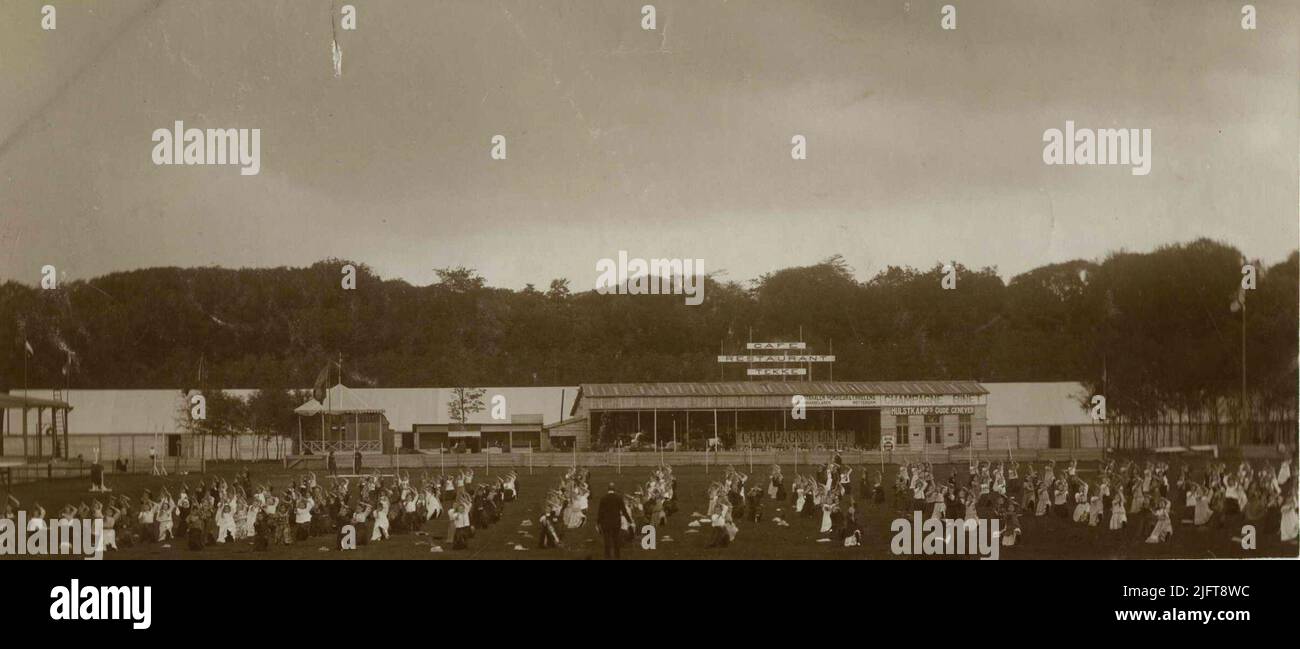 From a photo album with 57 images of the second national sports days ...