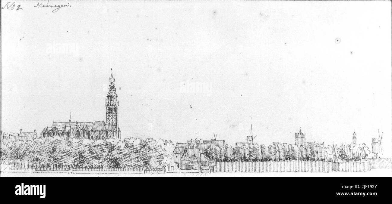 Panorama with the St. Stevenskerk: a magazine from the sketchbook by ...