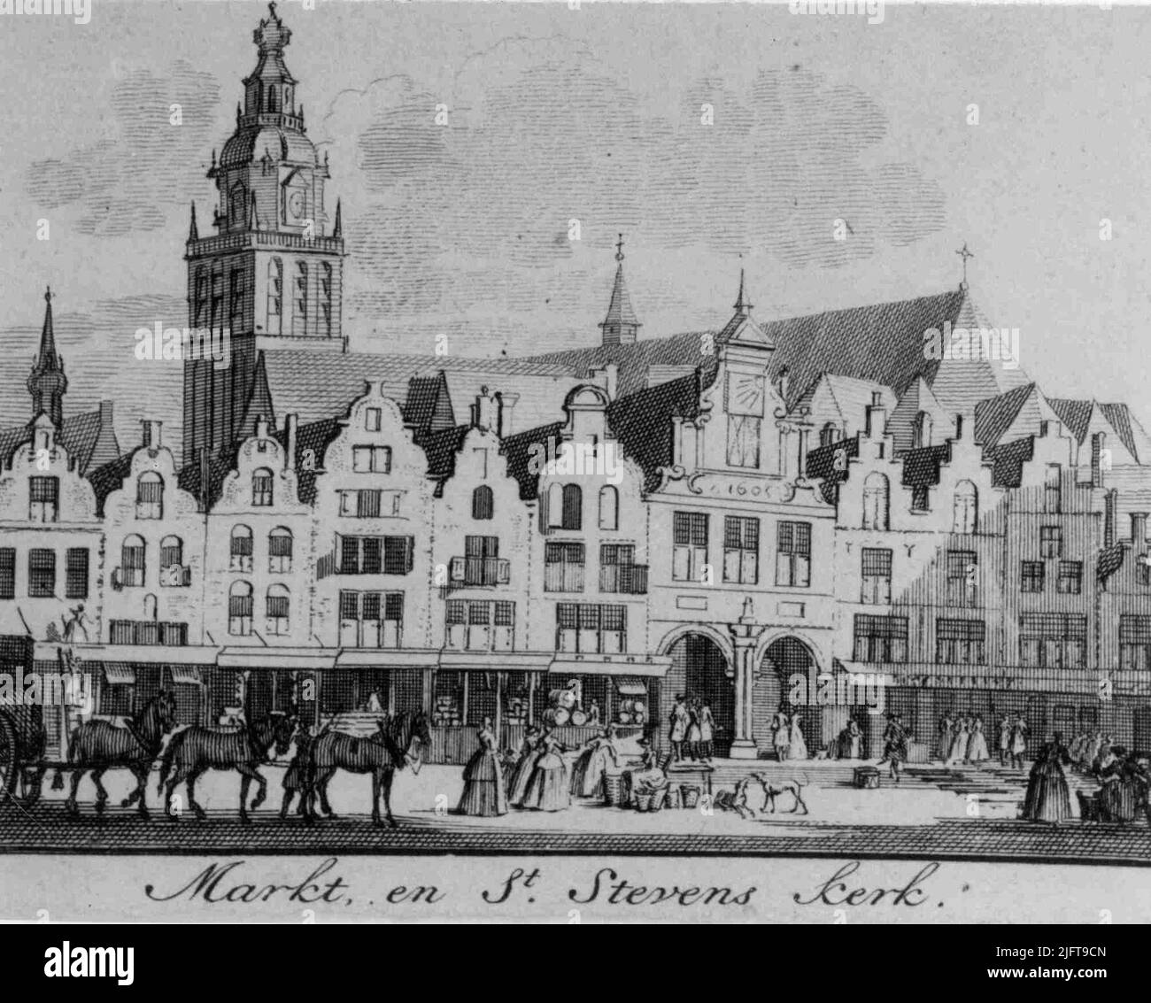 The Sint Stevenskerk and the Kerkboog; From: "Nijmegen, the old capital ...
