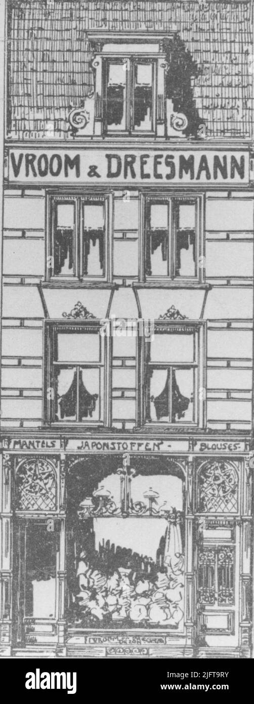 Drawing of the facade Black and White Stock Photos & Images - Alamy