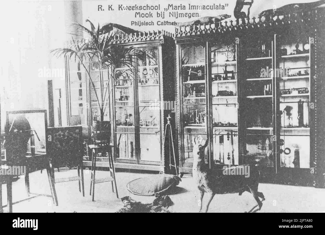 Physical Cabinet in the R.K. Kweekschool "Maria Immaculata" in Mook of ...