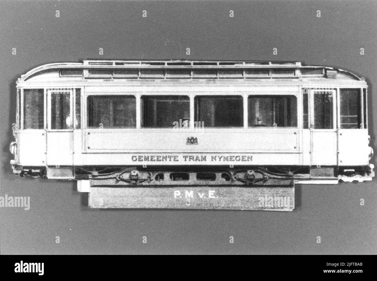 A model of a tram Stock Photo - Alamy