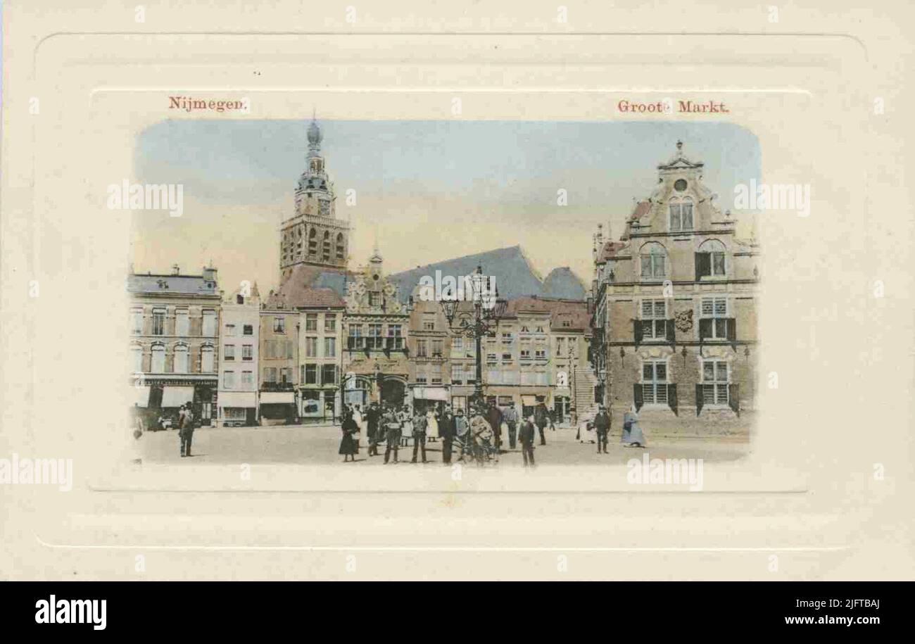 The west wall and the east facade of the Waaggebouw Stock Photo - Alamy
