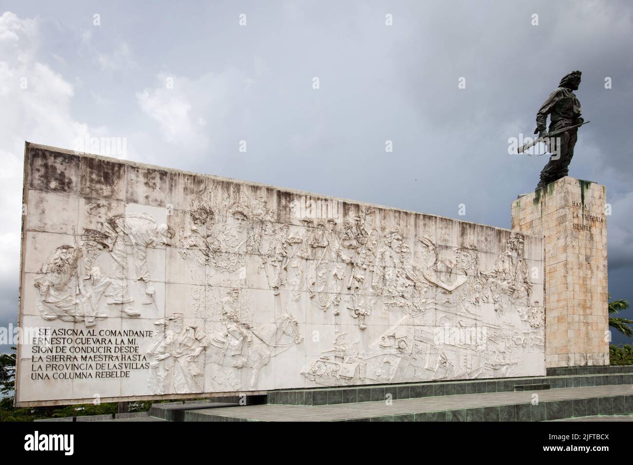 Cuba, Santa Clara, just outside town at the Plaza de la Revolution is ...