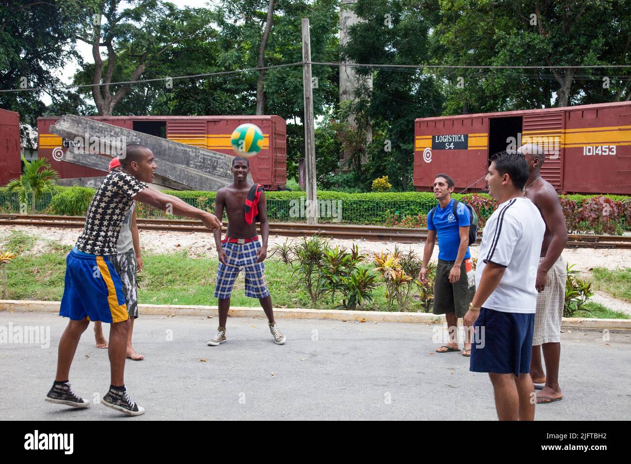 Cuba, Santa Clara, The tren blindado, the train that was attacked ...