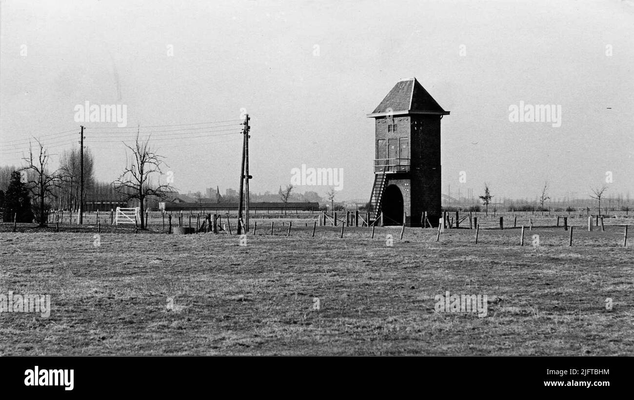 Brick transformer house from 1930 of the Provincial Geldersche ...