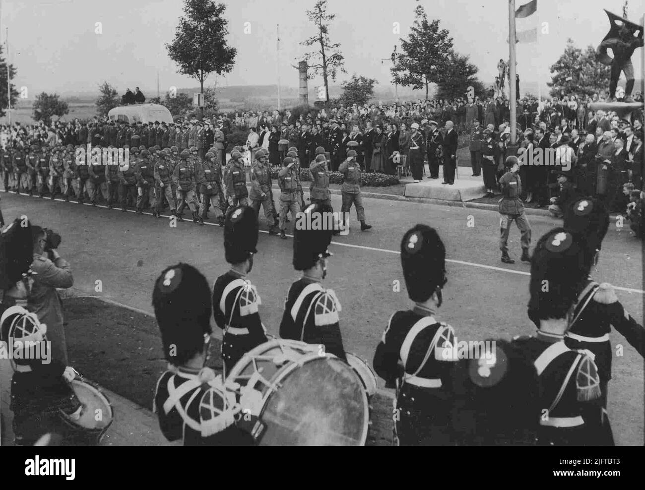 Commemoration of liberation at the Jan van Hooff monument Stock Photo ...