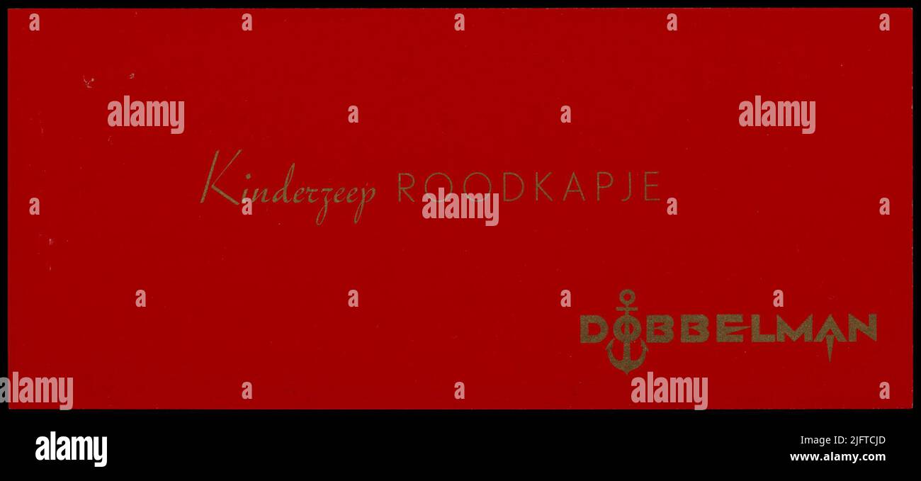 Children's soap Little Red Riding Hood Dobbelman Stock Photo - Alamy