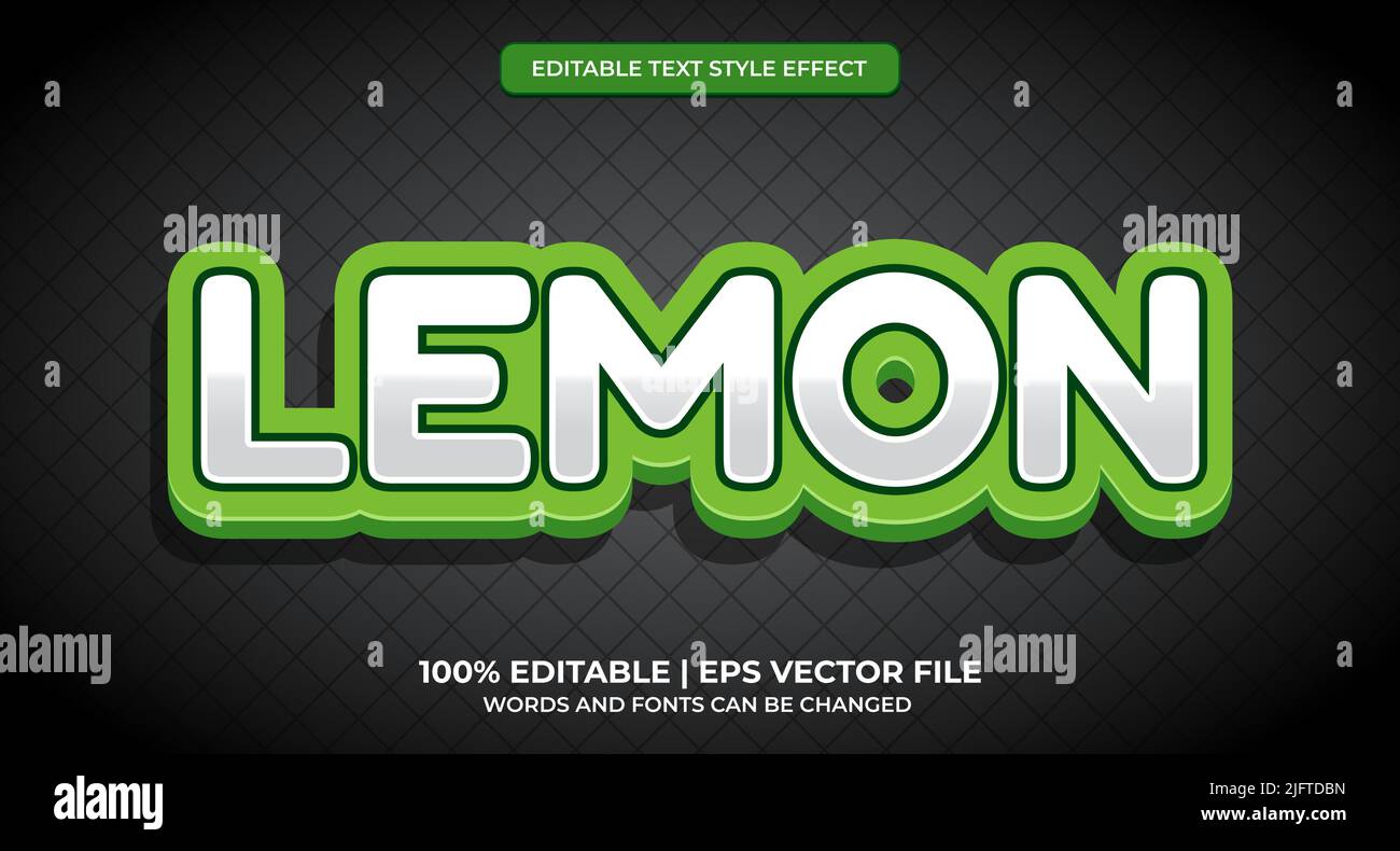 Editable fruit juice text effect hi-res stock photography and images ...