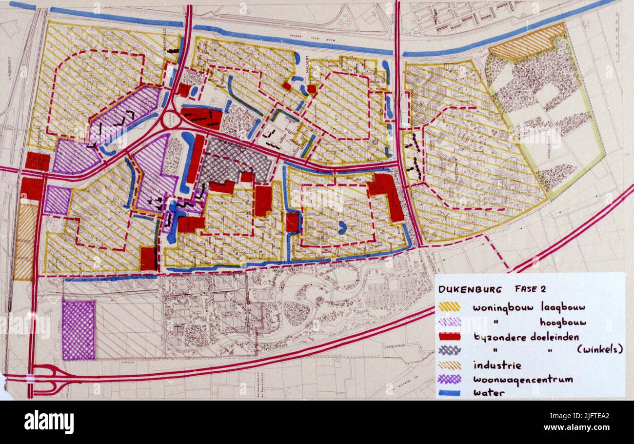 A map from Dukenburg, phase two Stock Photo - Alamy