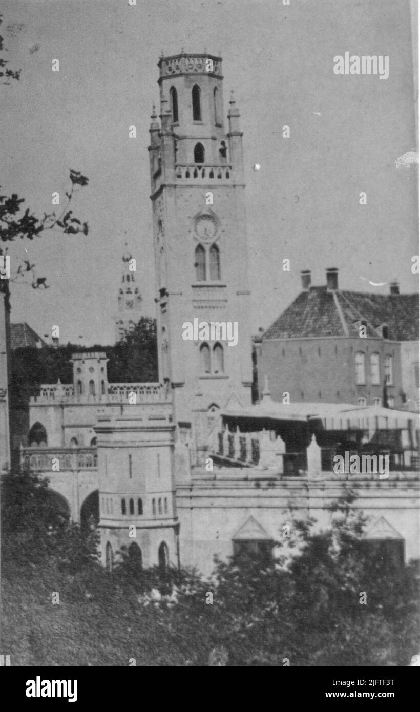 Bat-Bouwe-Zate Castle (Hello Castle) with bell tower Stock Photo - Alamy