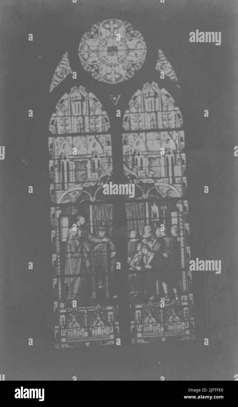 In stained glass Black and White Stock Photos & Images - Alamy