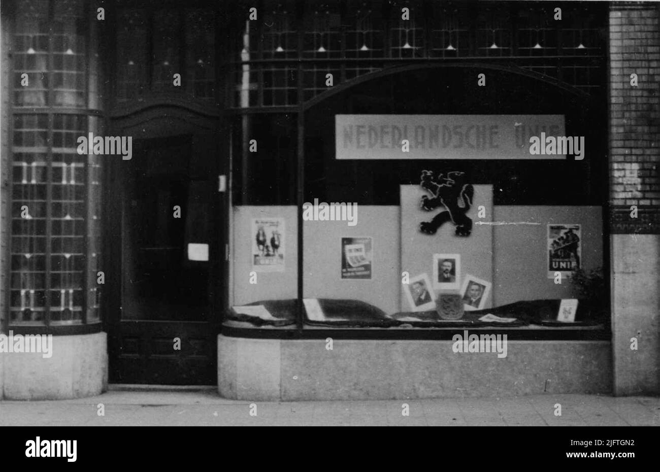 Shop window of the Dutch Union store Stock Photo - Alamy