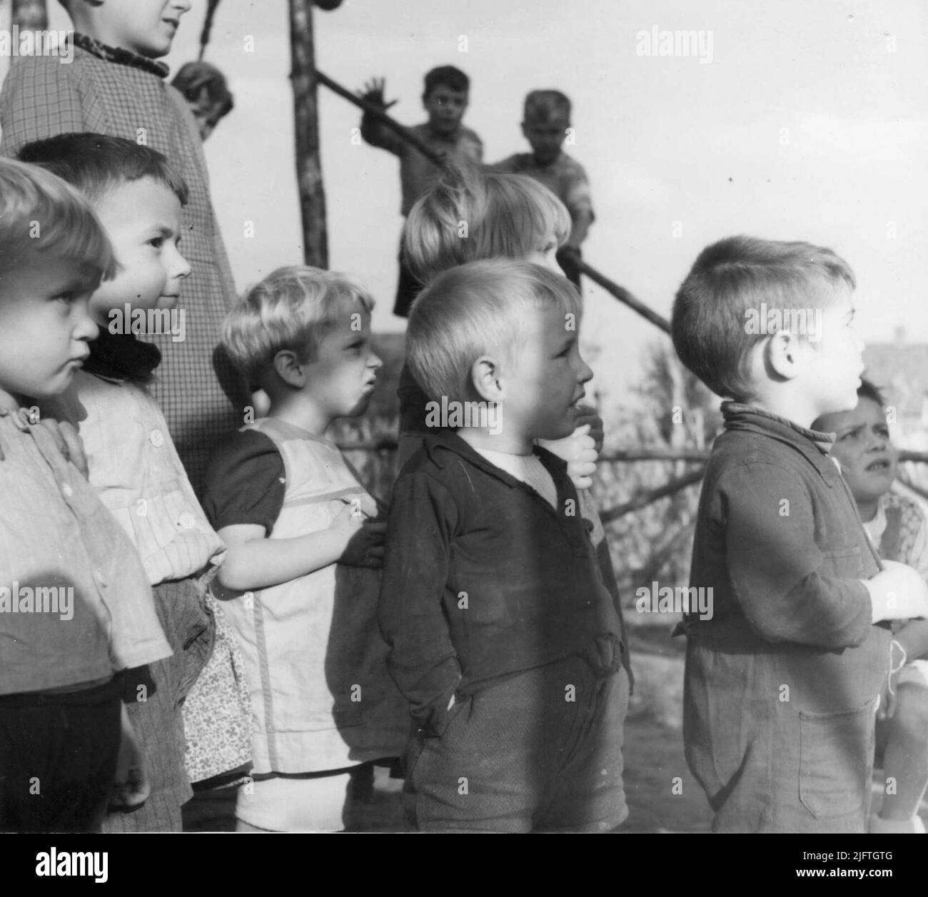 Dutch children who have fled Stock Photo - Alamy