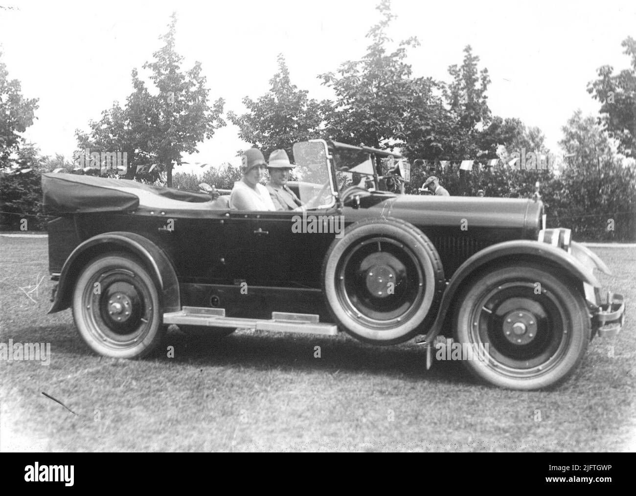American car as a participant of the Auto competition competition in ...