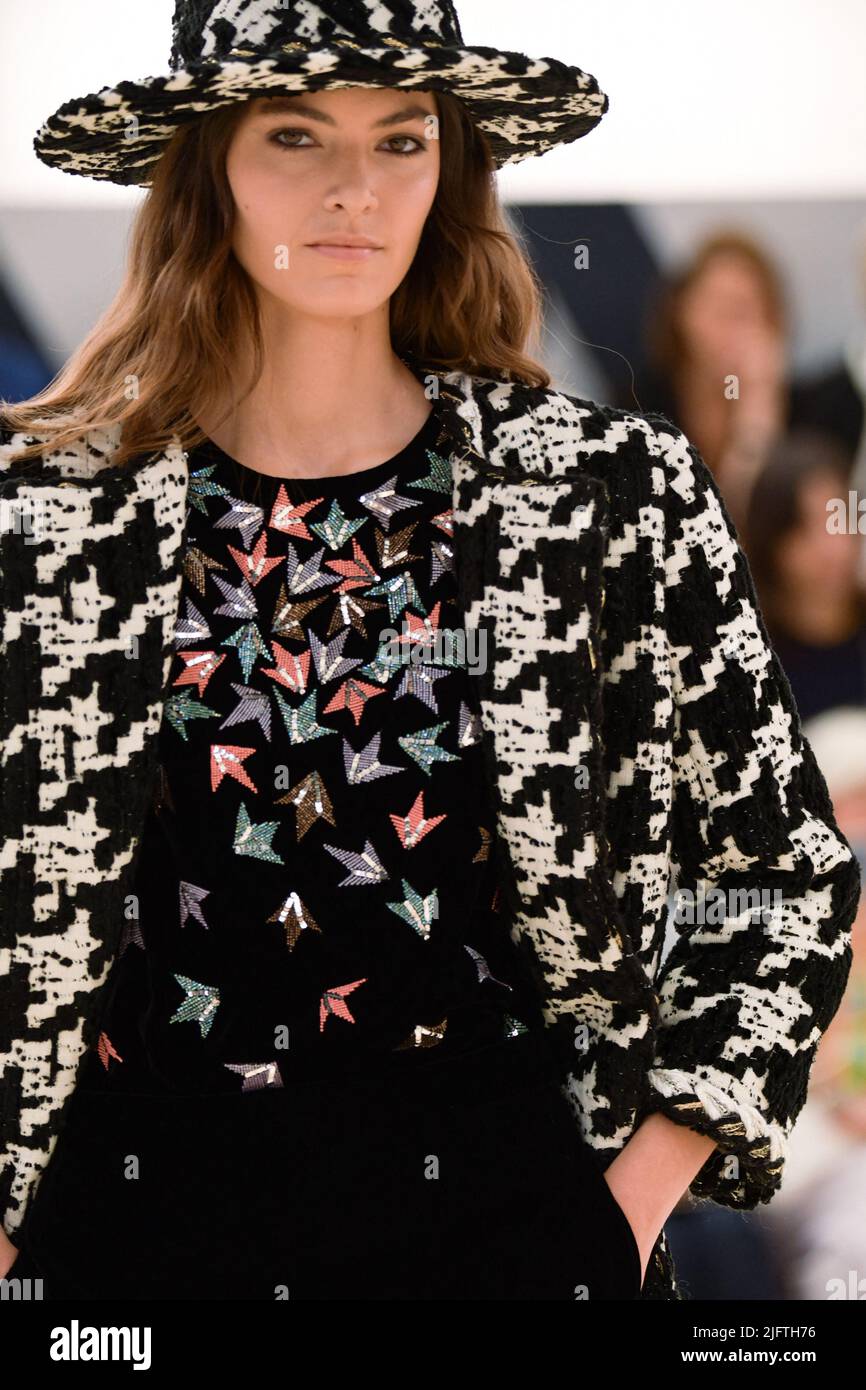Paris, France. July 5, 2022, A model walks the runway during the CHANEL show as part of Paris ...