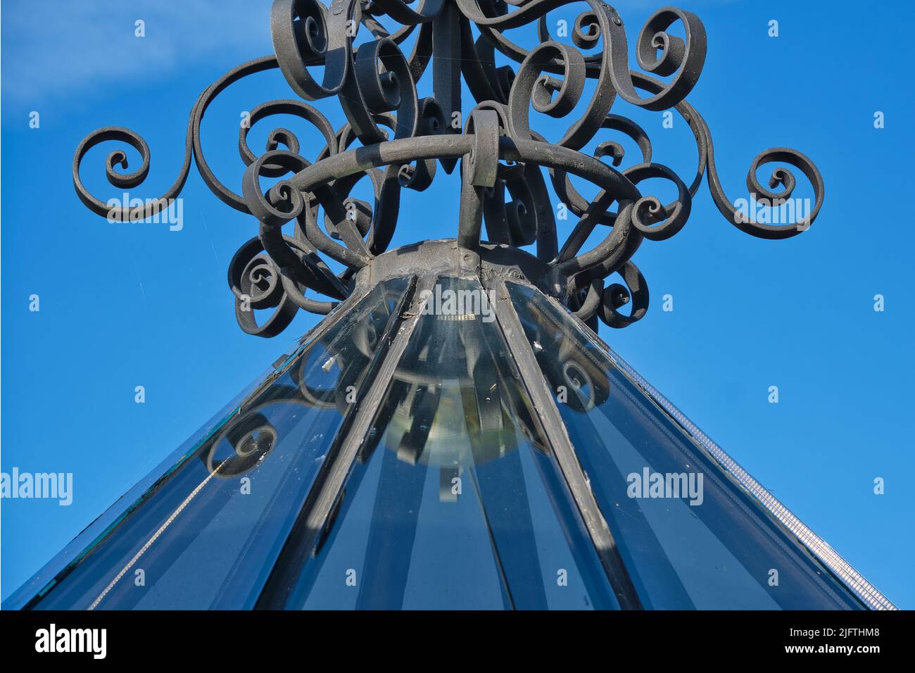wrought iron decoration on the top of a traditional Skylight in Regua ...