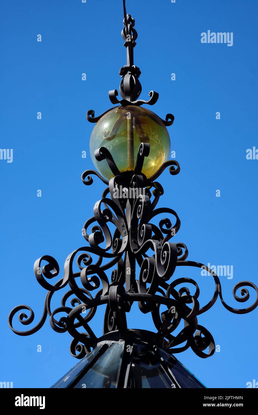 wrought iron decoration on the top of a traditional Skylight in Regua ...