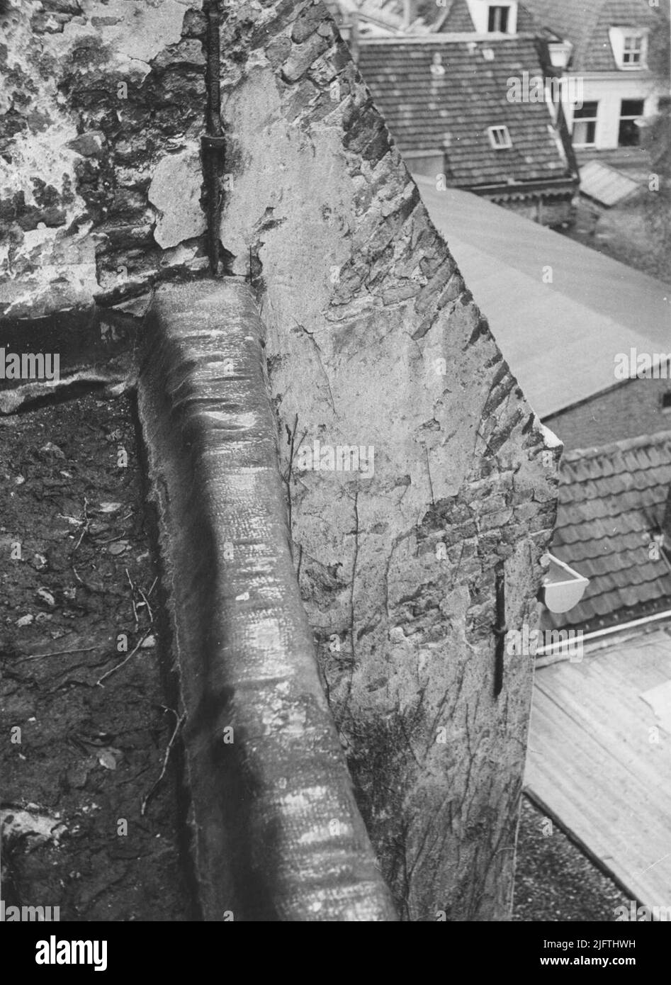 Building whose restoration has not continued Stock Photo - Alamy