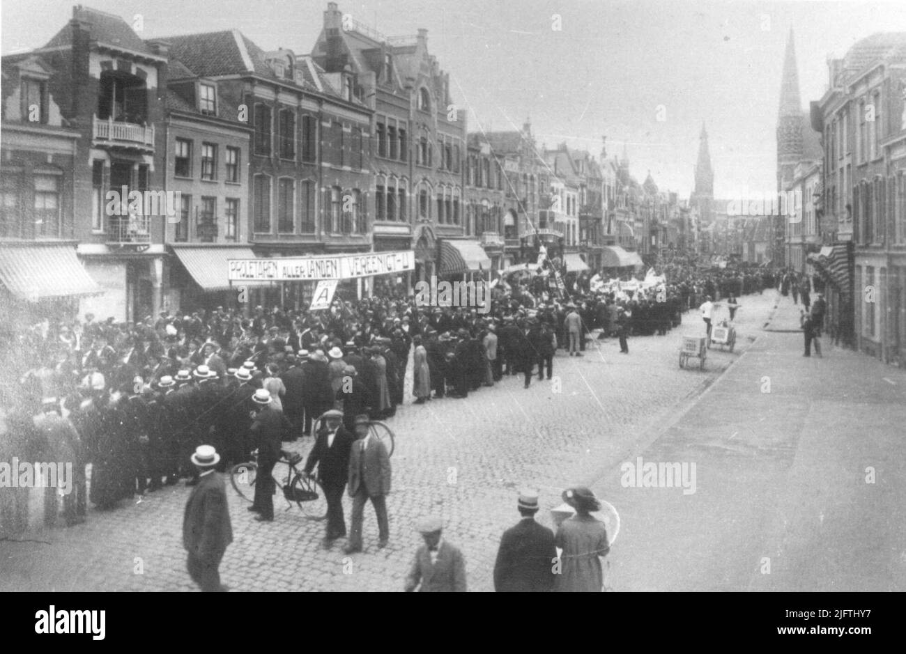 The parade of the so -called "red Sunday Stock Photo - Alamy