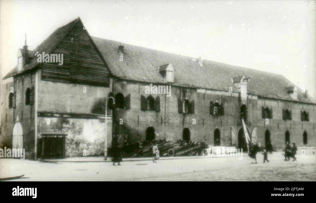 The Arsenal (former powder magazine) during the restoration work Stock ...