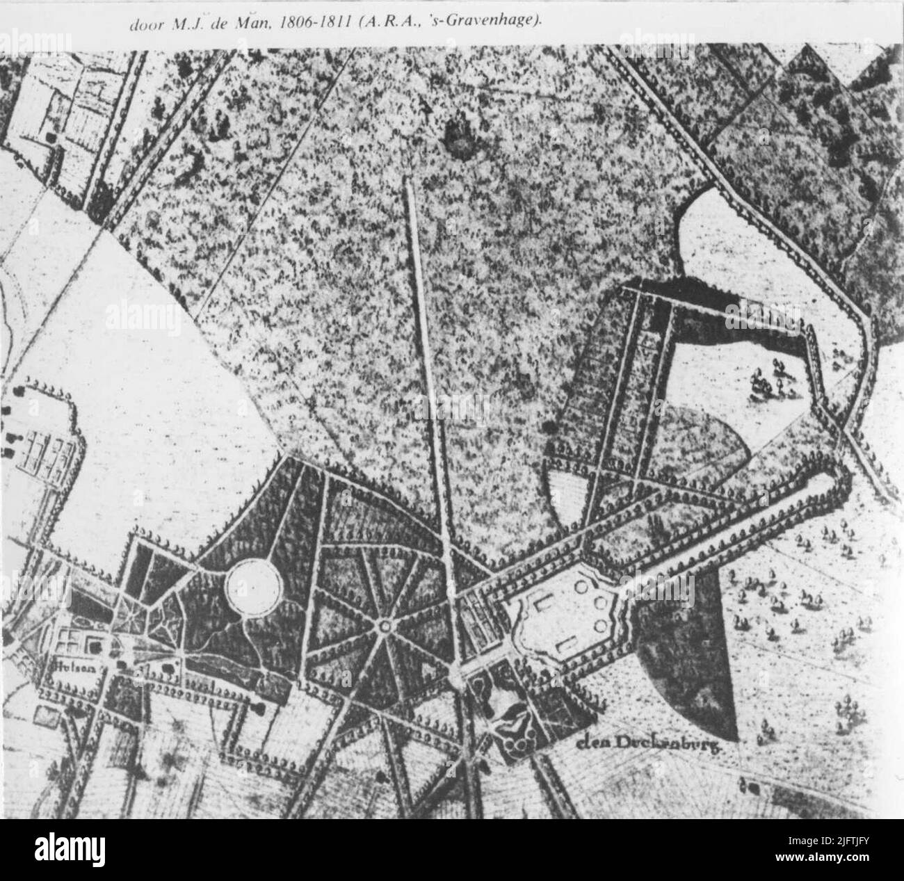 A map of the estate with canal in Dukenburg Stock Photo - Alamy