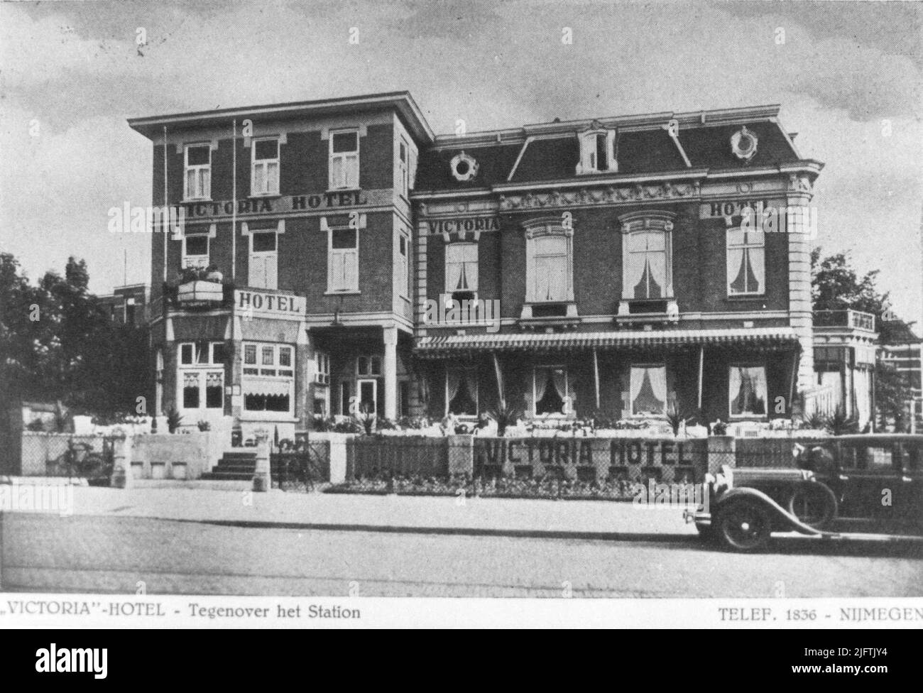 Hotel "Victoria", destroyed at the bombing of 22 February 1944 Stock ...
