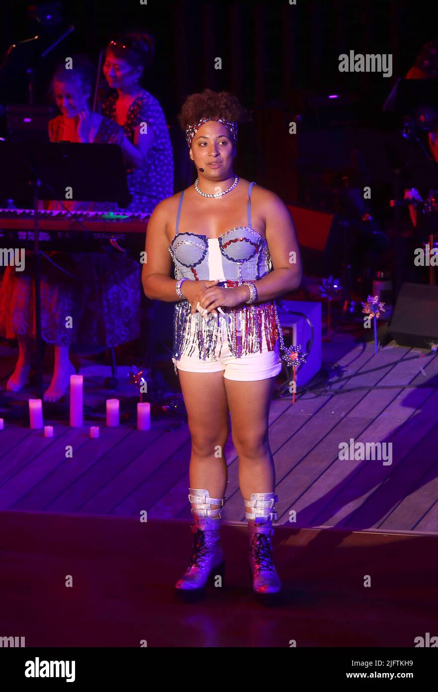 New York, NY, USA. 3rd July, 2022. Ianne Fields Stewart on stage during ...