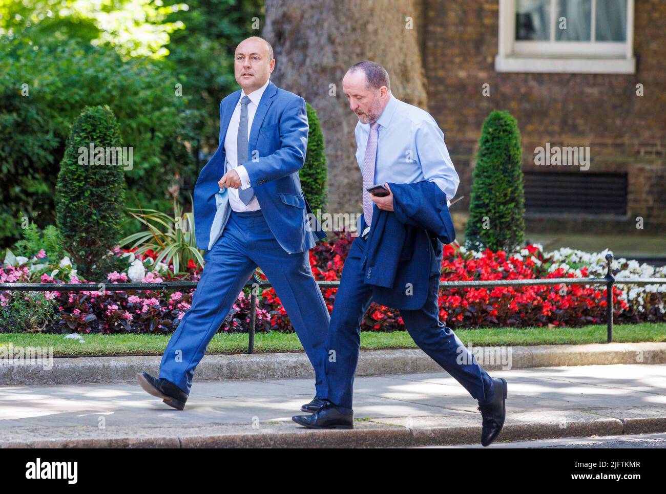 London, UK. 5th July, 2022. Andrew Griffith (Left), Director of the ...