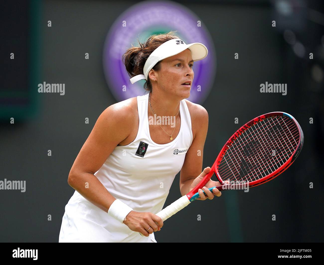 Germany's Tatjana Maria in action against Jule Niemeier in the quarter ...